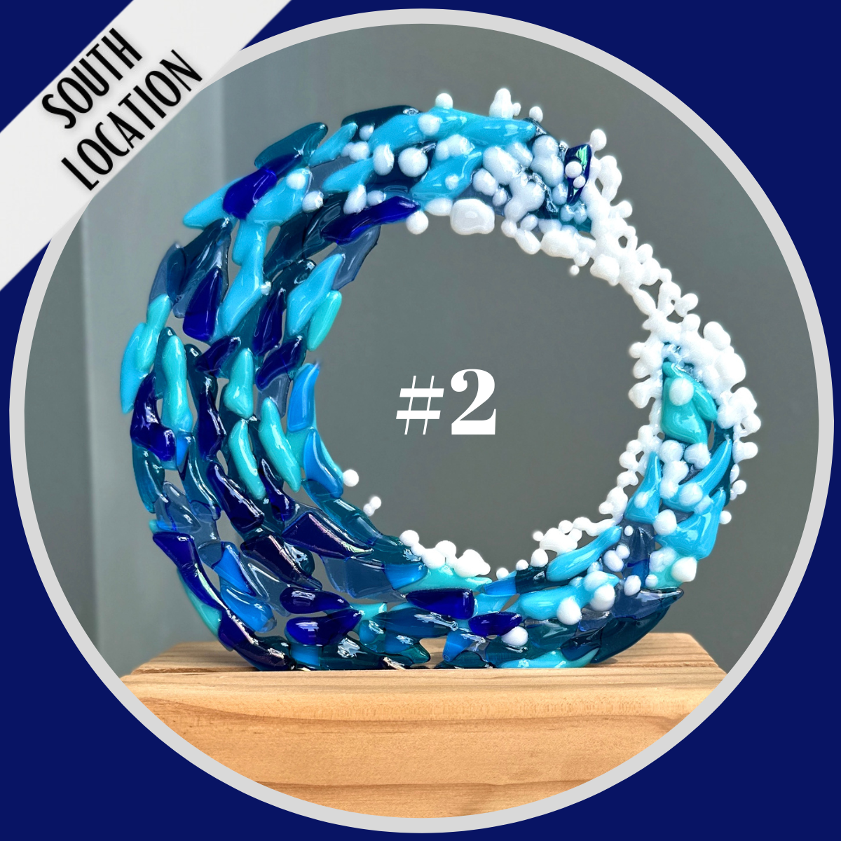 Ocean Wave Glass Fusing Class #2 | Lit Studios Paint and Pottery
