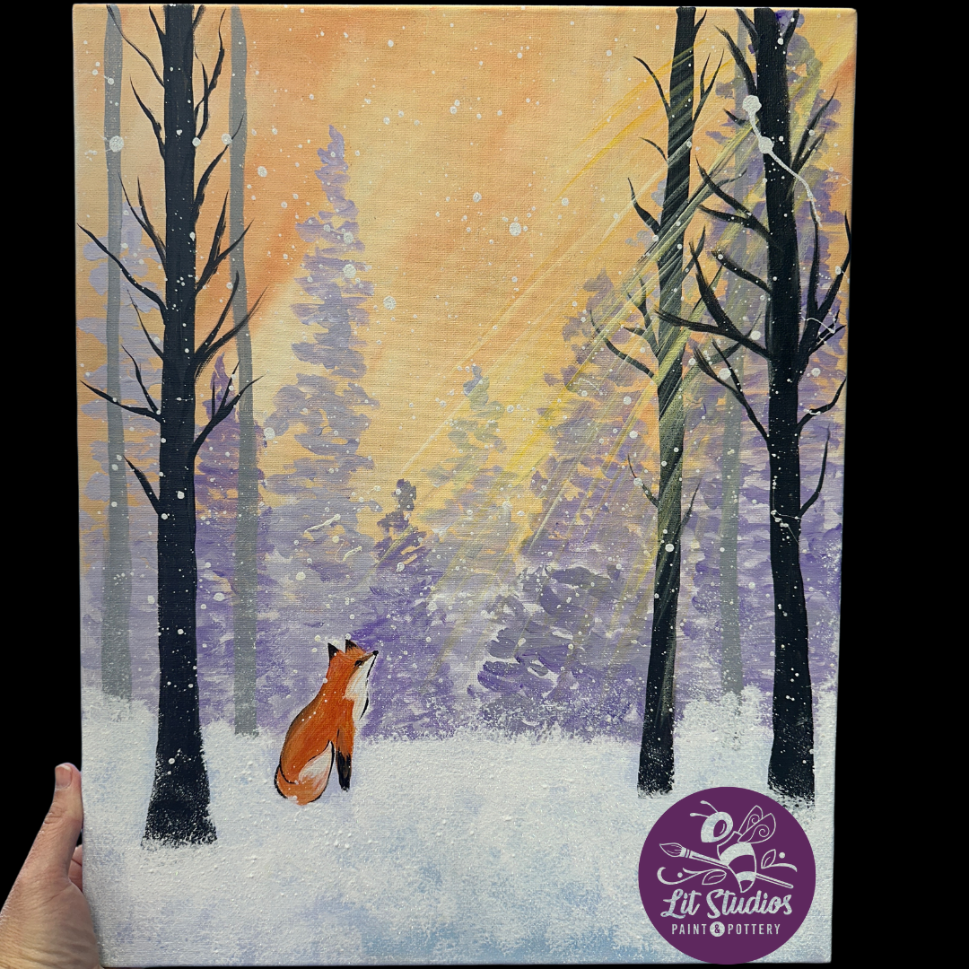 Soaking Up Sunshine Paint and Sip | Lit Studios Paint and Pottery