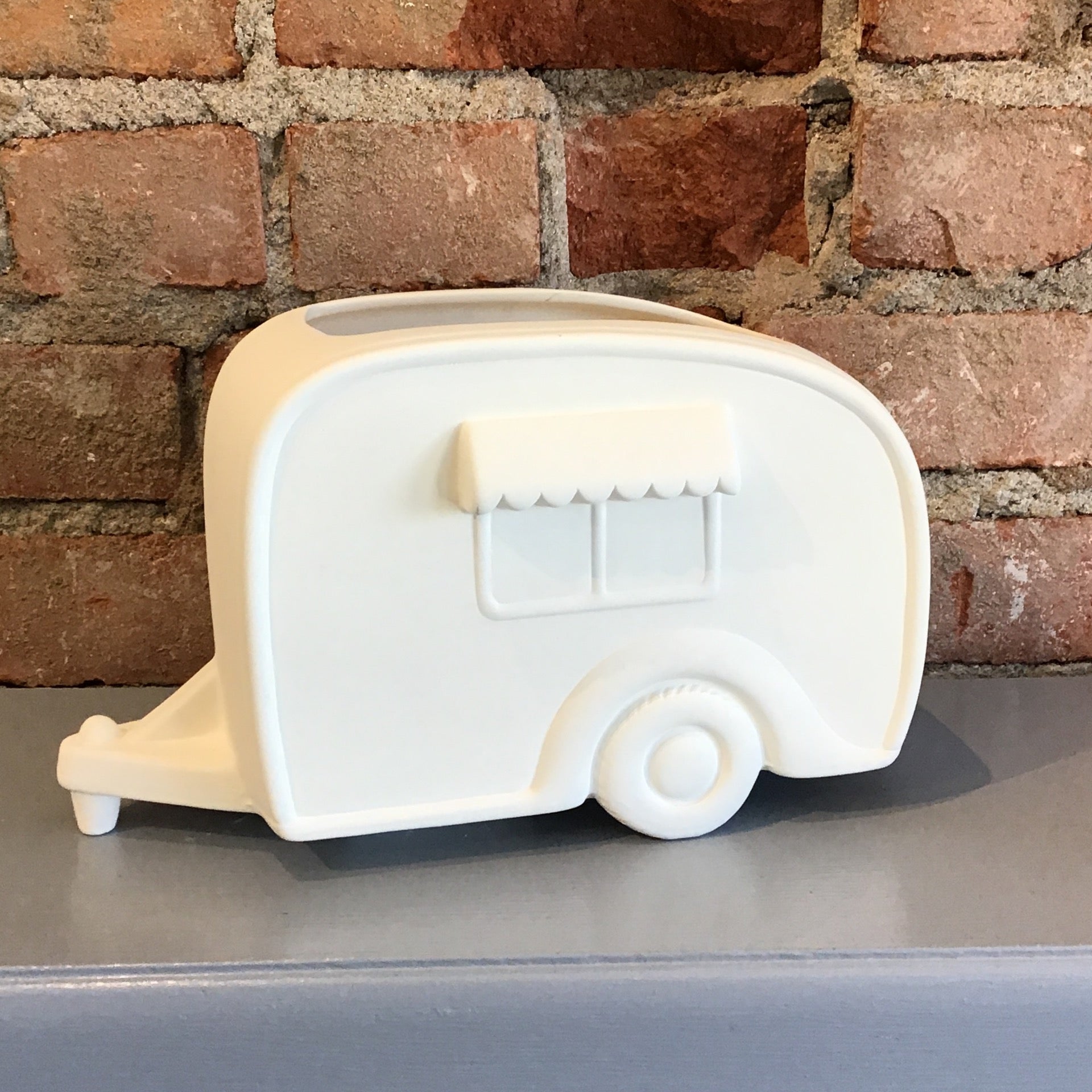 Large Camper Planter | Lit Studios Paint and Pottery